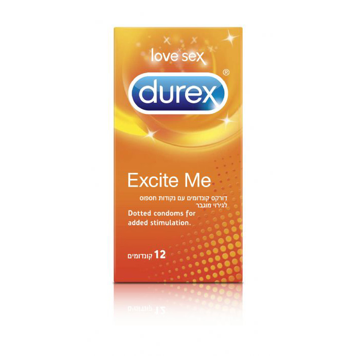 קונדומים מחוספסים EXCITE ME - ויברטורים - חנות סקס ואביזרי מין איכותיים